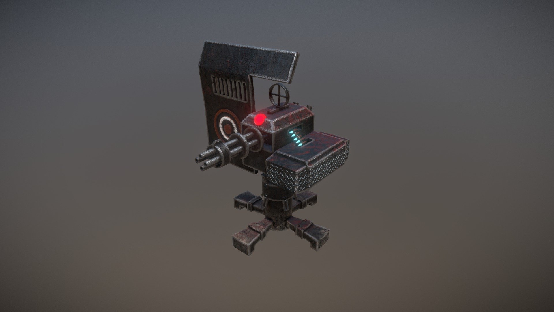 Turret Export - 3D model by ThomasVanBreda [d86cb2e] - Sketchfab