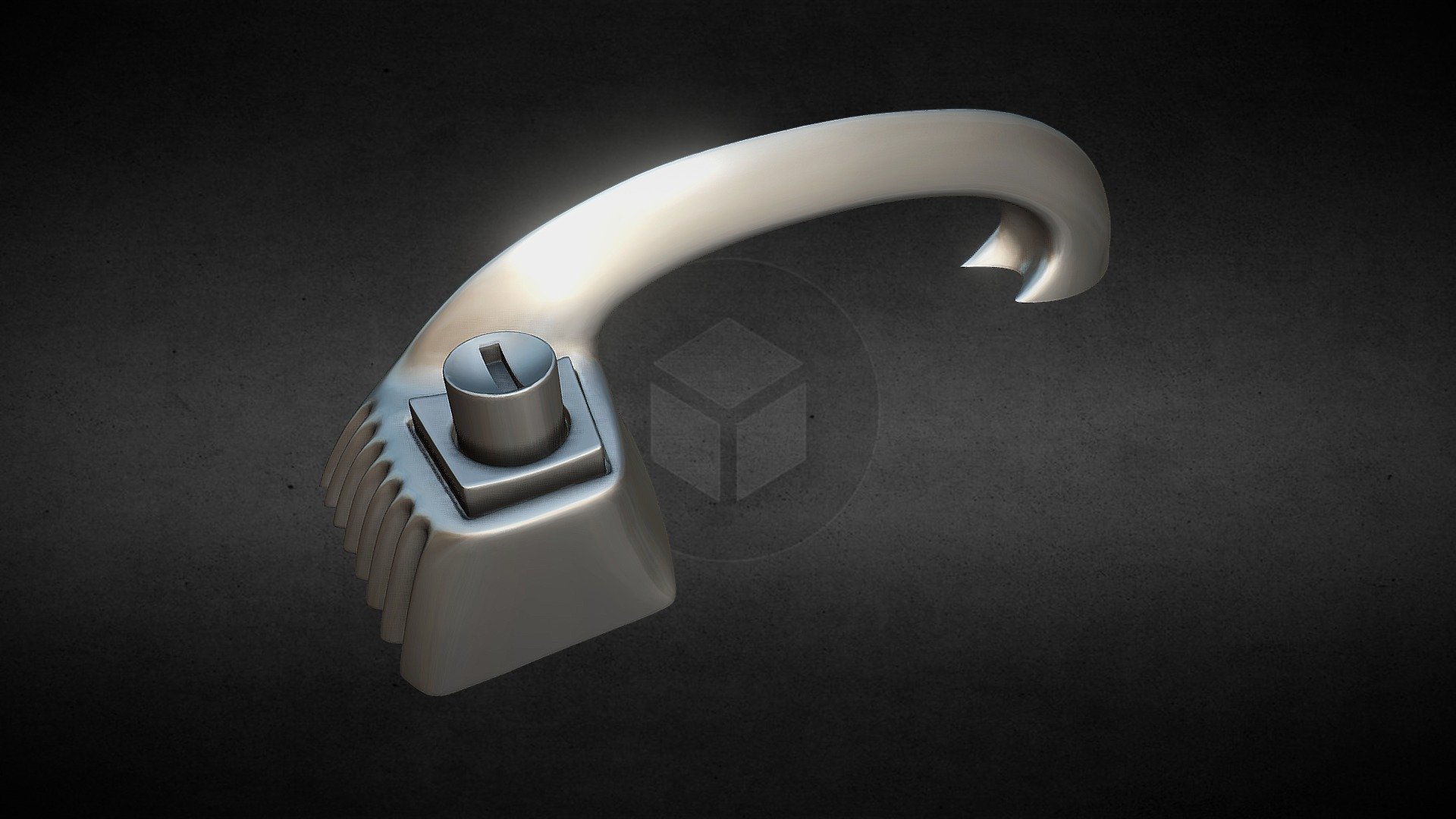 Car Door Handle Retro Decimated - 3D model by Ngwenya Glass ...