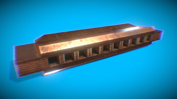 Harmonica 3D models - Sketchfab