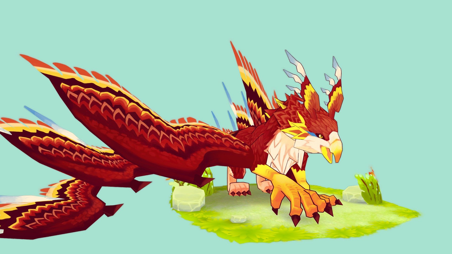 Final Fantasy 15 - Griffon - 3D model by Bia (@beauvalbeatrice ...