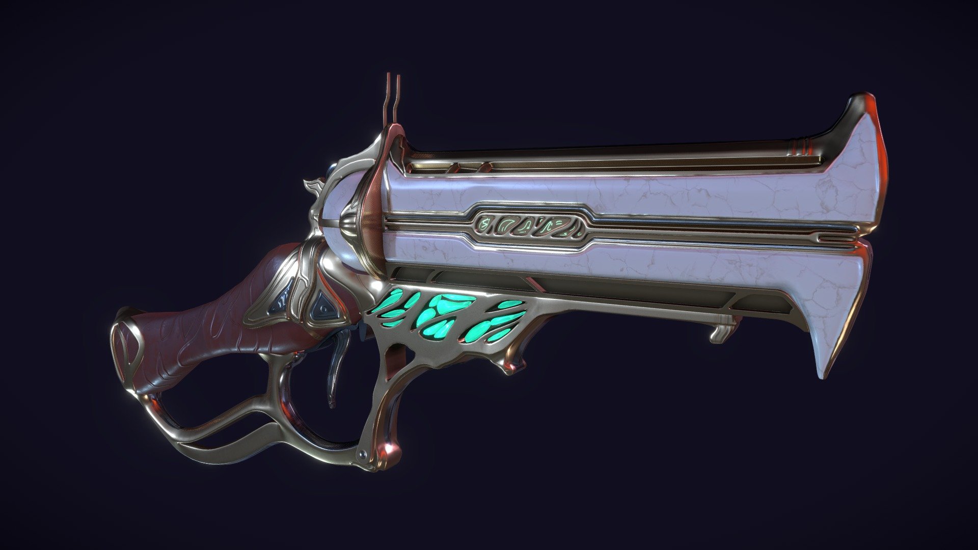 Minerva Hand Cannon - 3D model by FabelRye [d86ffad] - Sketchfab