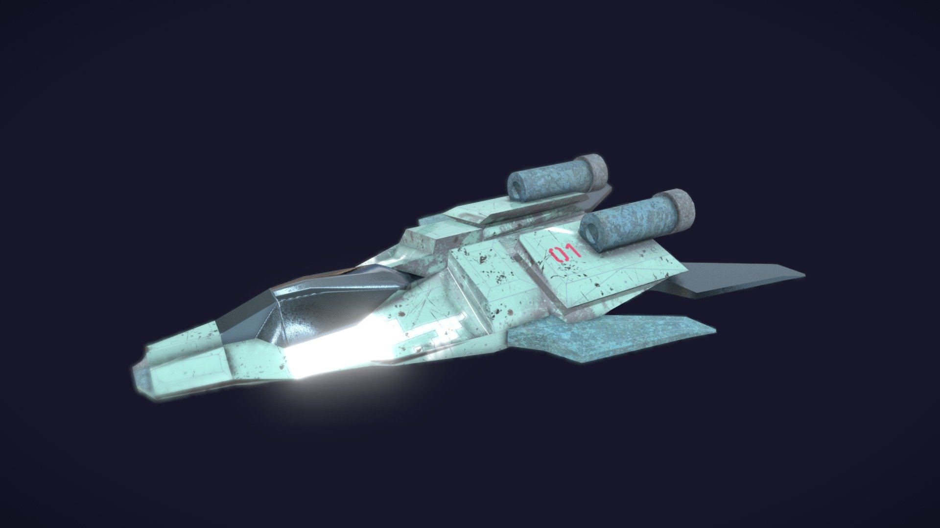 Spaceship - Download Free 3D model by magicalrinirins [d870530] - Sketchfab
