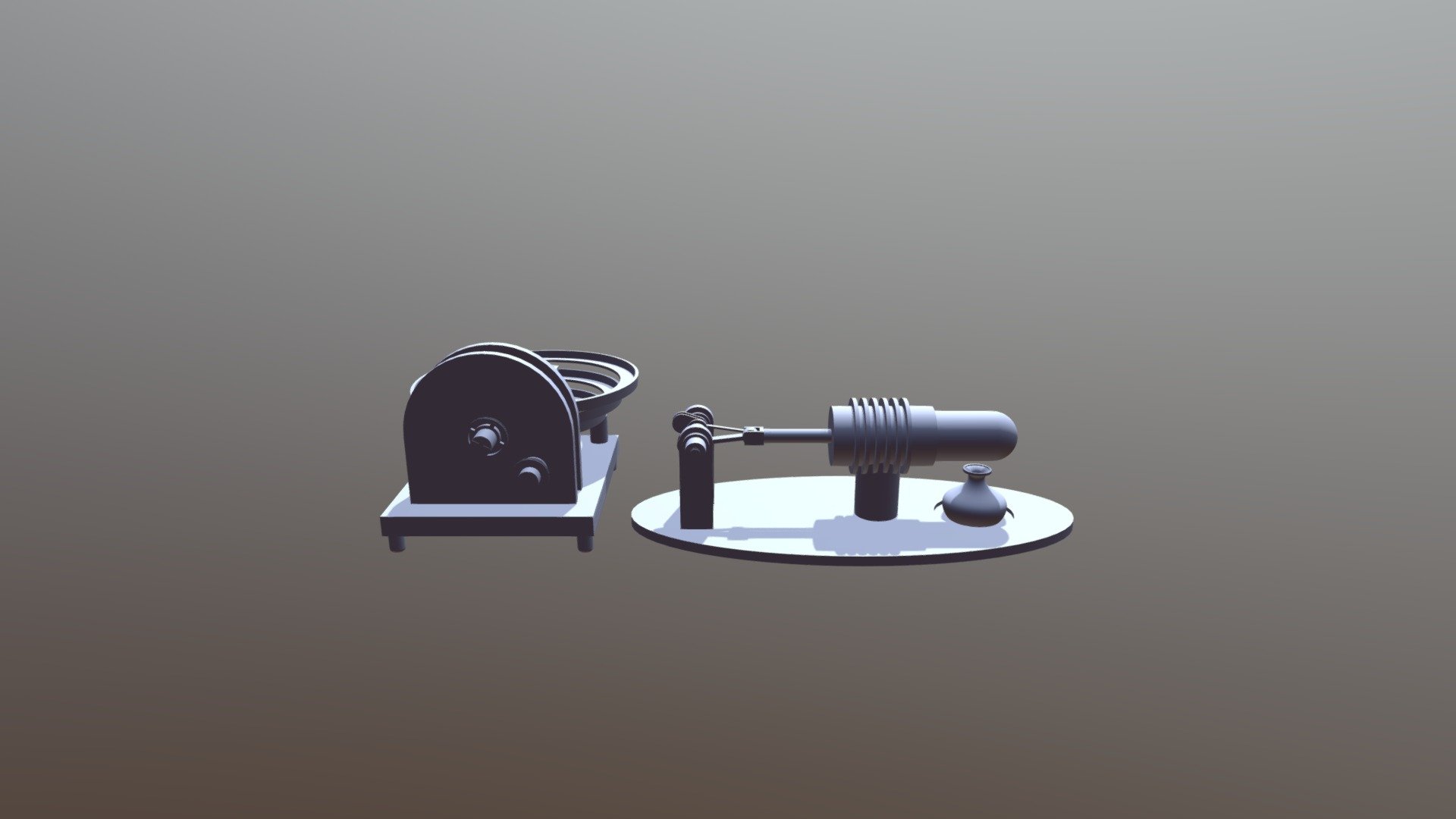 Beta Stirling Engine - 3D model by remotescroll [d87216f] - Sketchfab