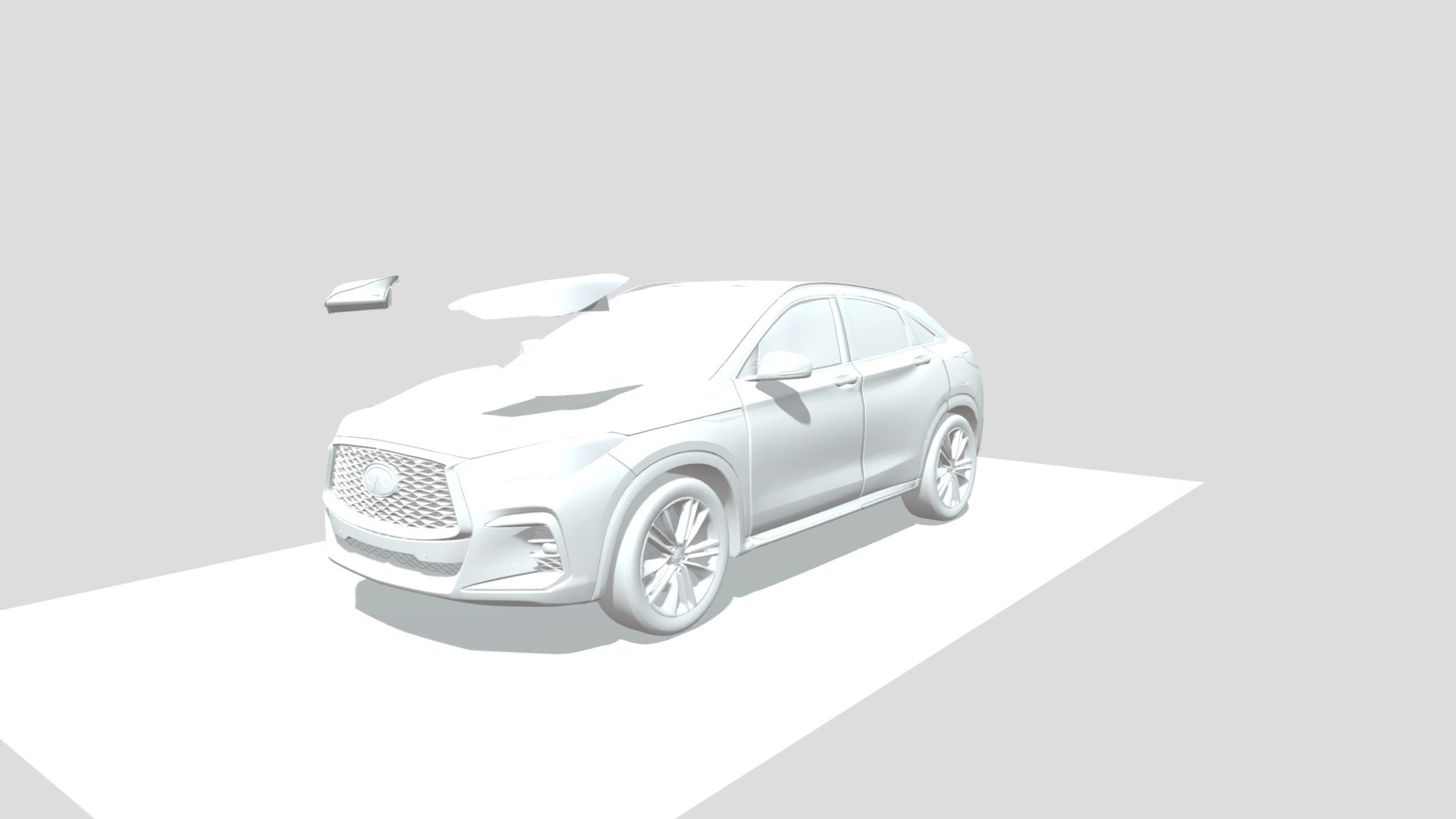 2021 Infiniti QX 55 3D Model - 3D model by vk.com/free_3d_car_models ...