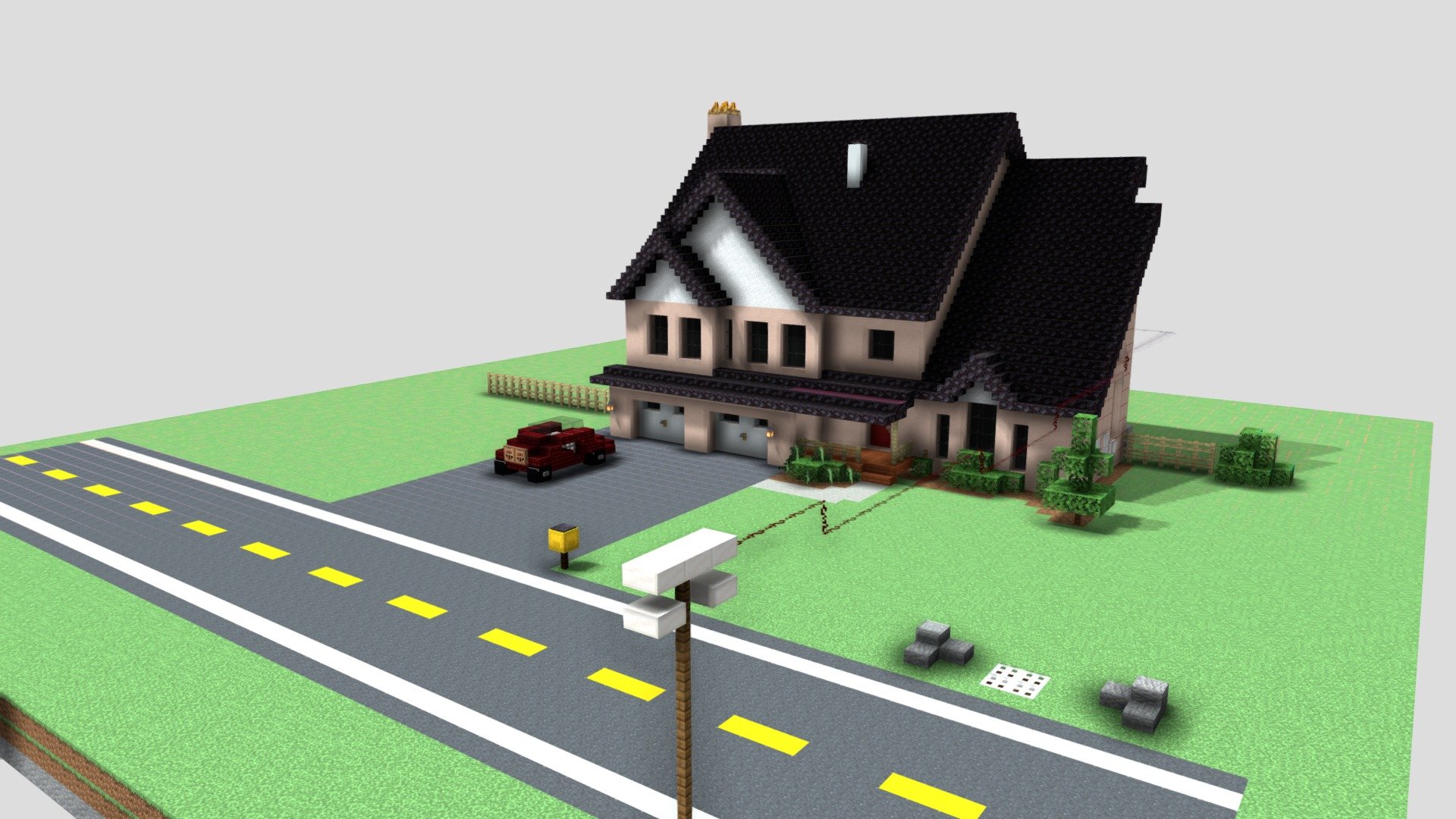 Fake House - 3D model by IronGG [d8770fc] - Sketchfab
