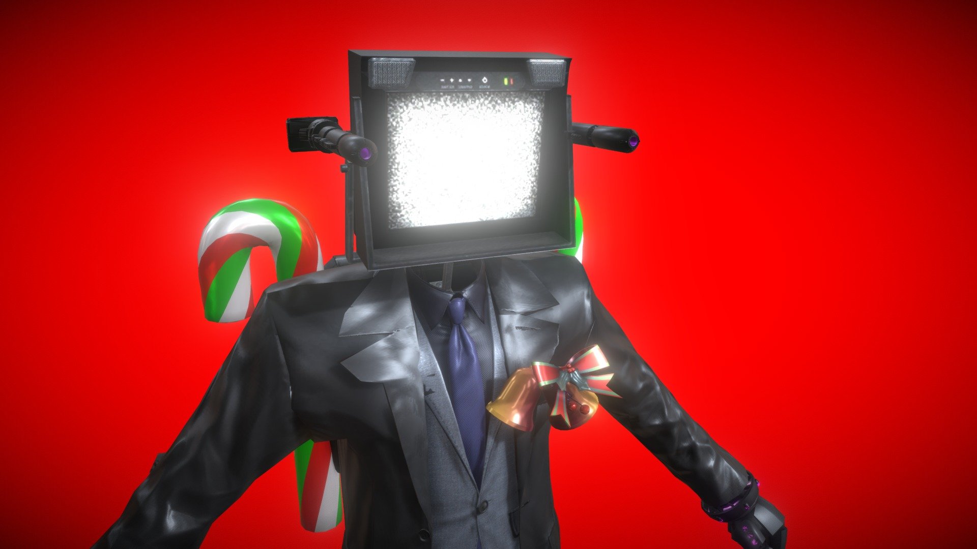 Large tvman christmas - Download Free 3D model by photon (that one ...