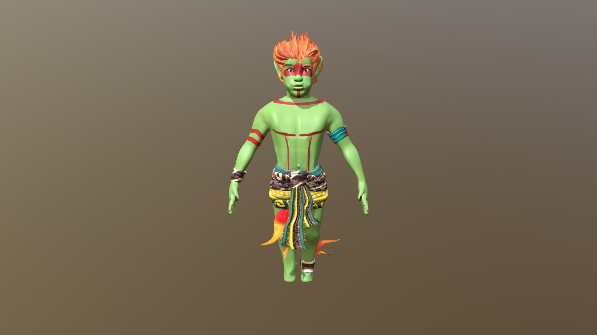Curupira - 3D model by matthewkingram [d877e10] - Sketchfab