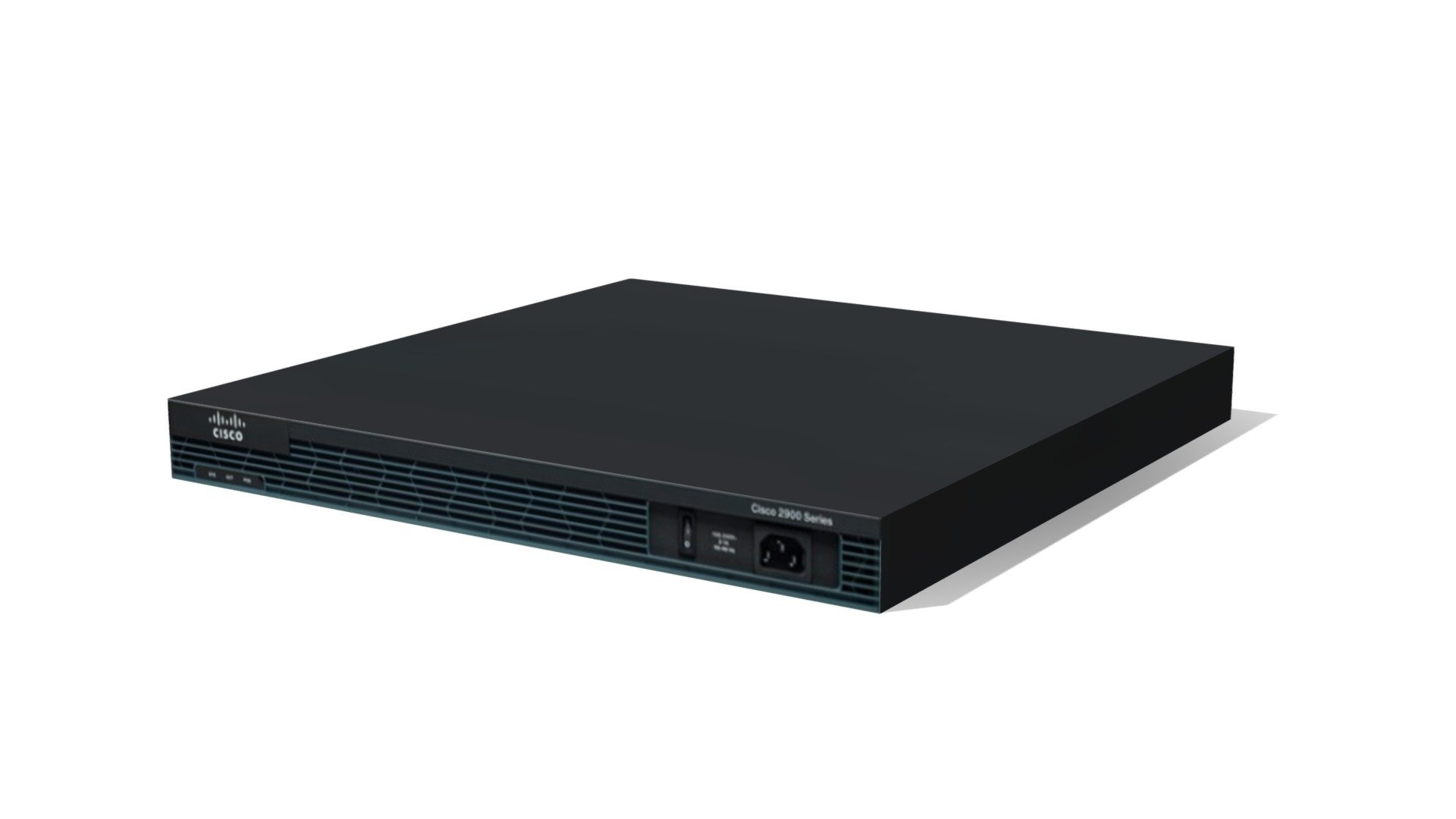 Cisco 2901 Router (basic) - 3D model by pixelised [d878711] - Sketchfab