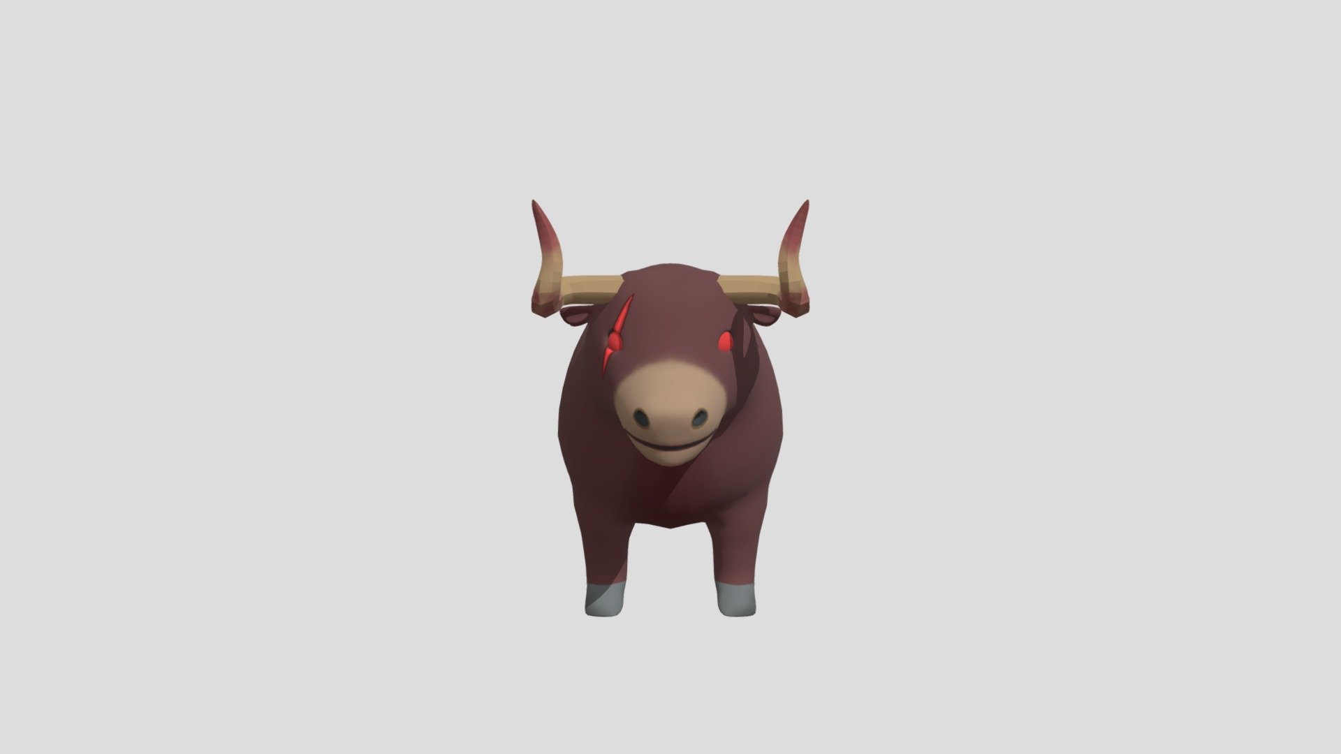 Bull - 3D model by Prem.Sakulnimit [d879262] - Sketchfab