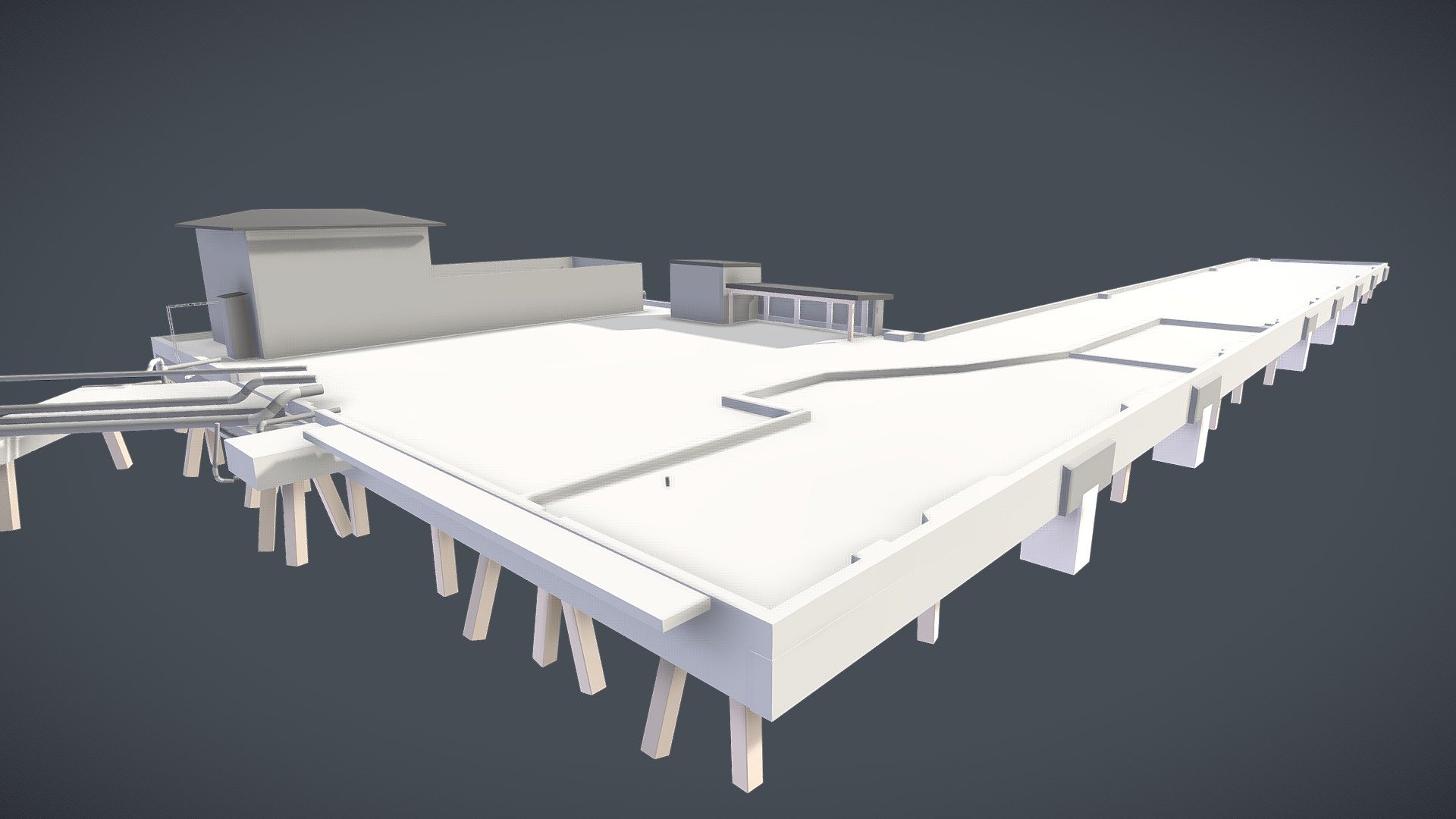 Sea View Main Wharf, Wellington - 3D model by SurveyWorxNZ [d87c2b8 ...