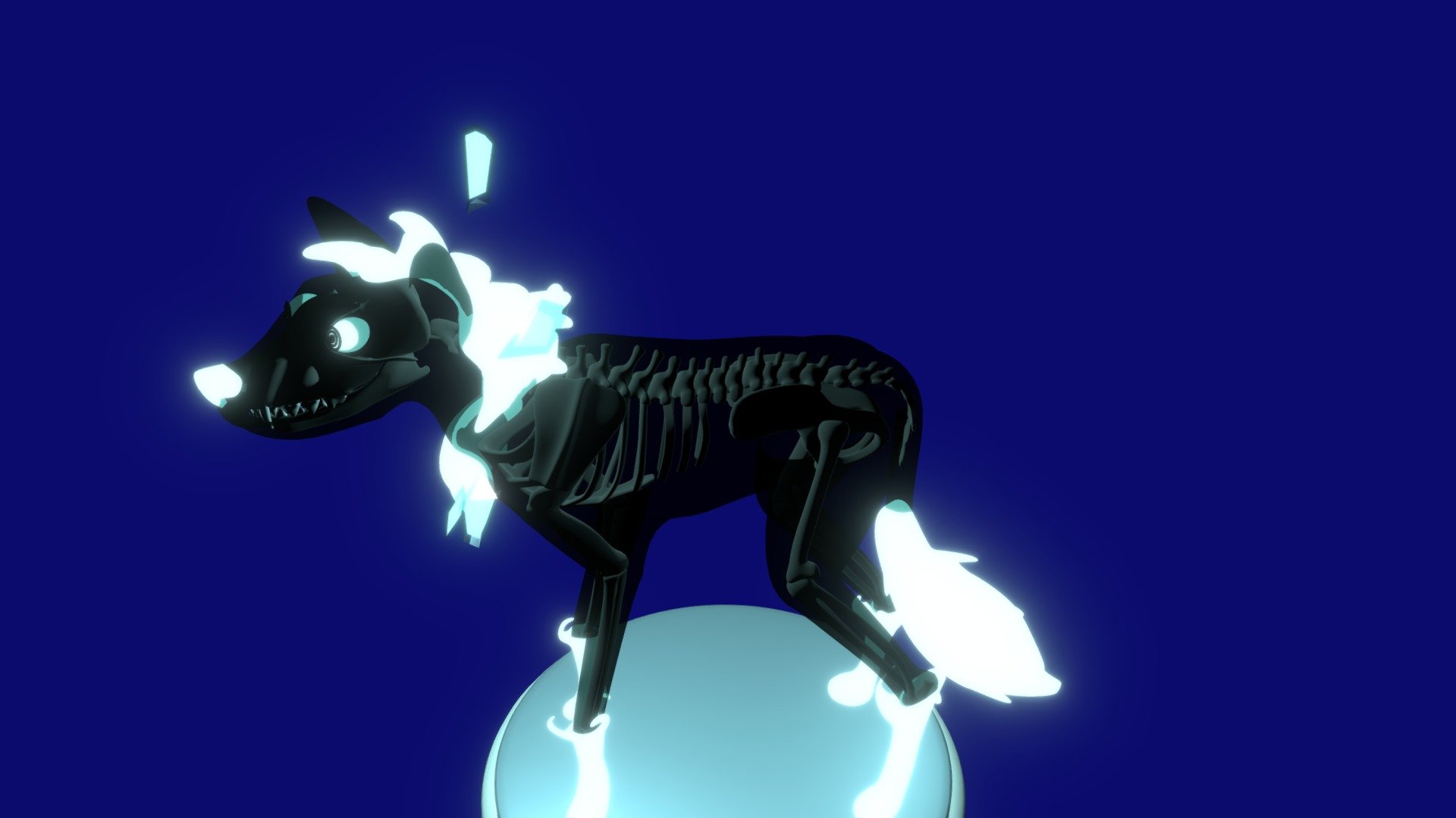 Skeleton Dog - Download Free 3D model by spritemare [d87cf30] - Sketchfab