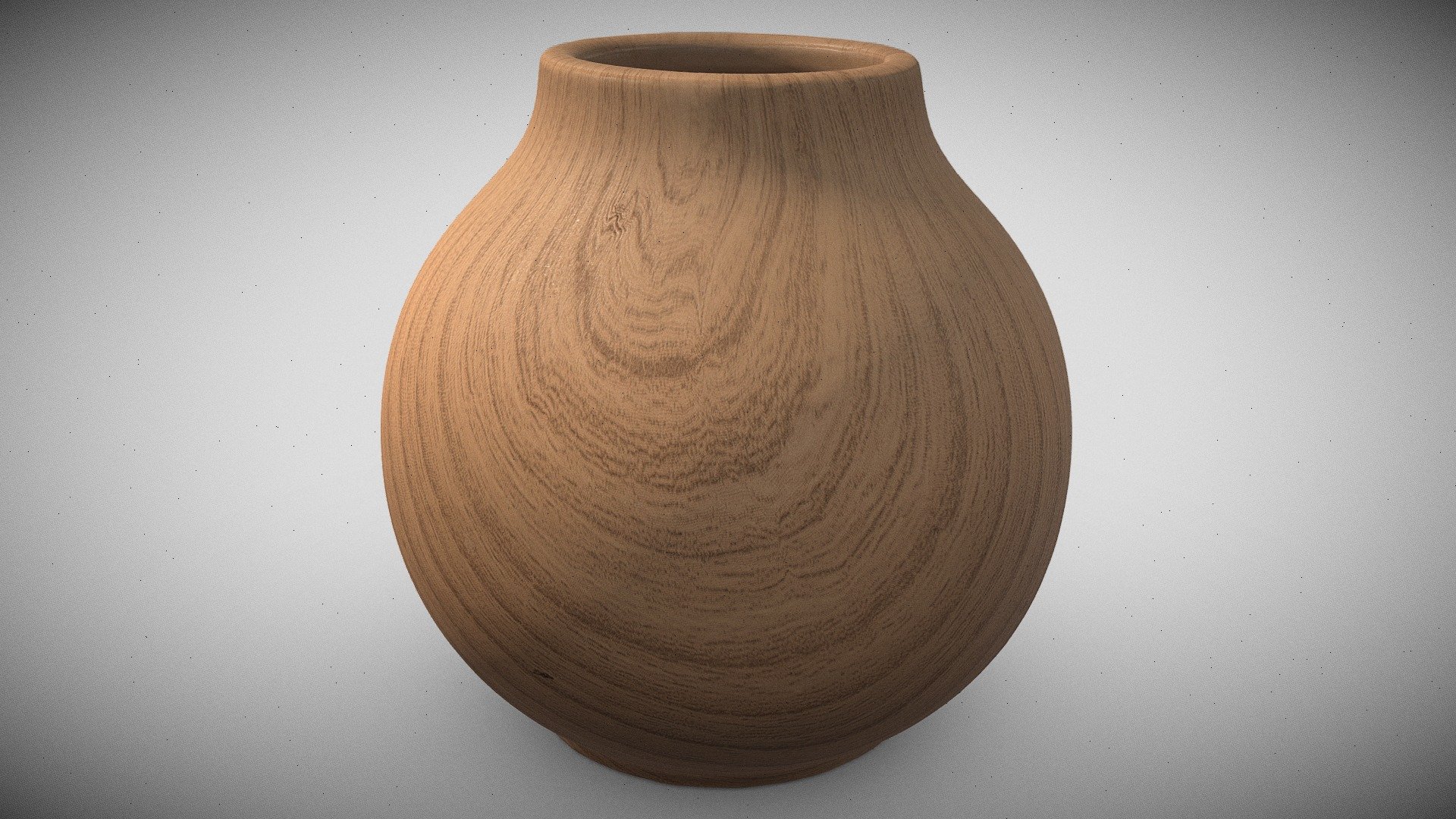 Decor Pottery Woodlook A - Buy Royalty Free 3D model by rdashkevicz ...