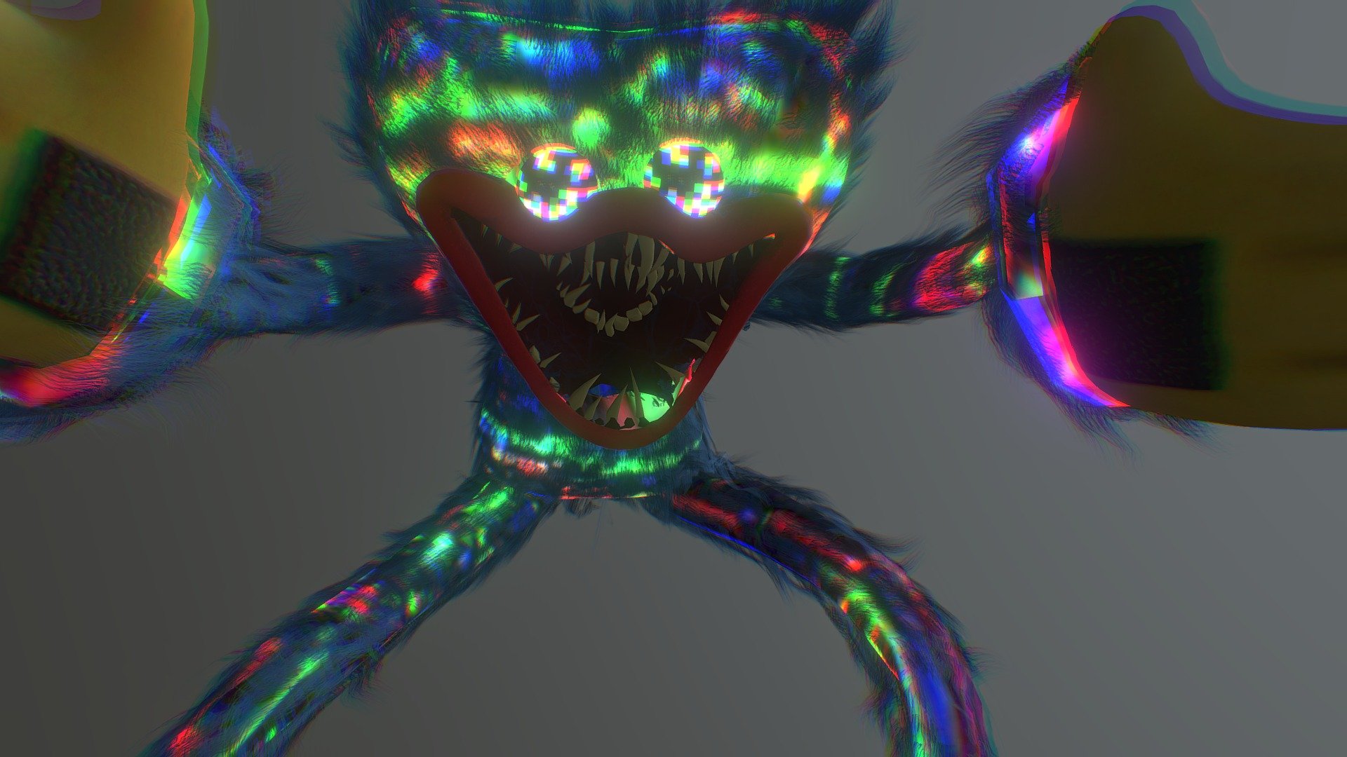 Huggy Wuggy [C0RRUPT3D] - Download Free 3D model by ArachnoBoy (@vang807) [d87d891] - Sketchfab