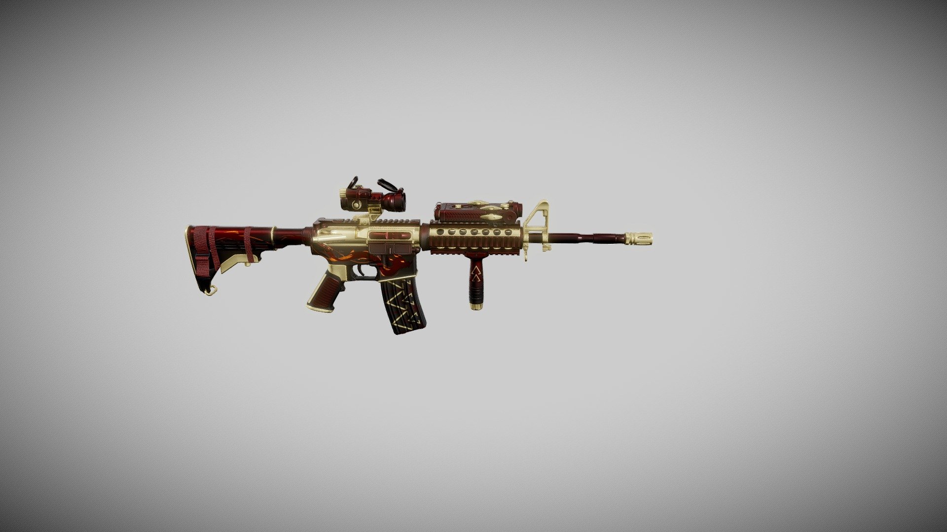 M4 Dragon Skin - Download Free 3D model by factoryplay [d87dbaf ...