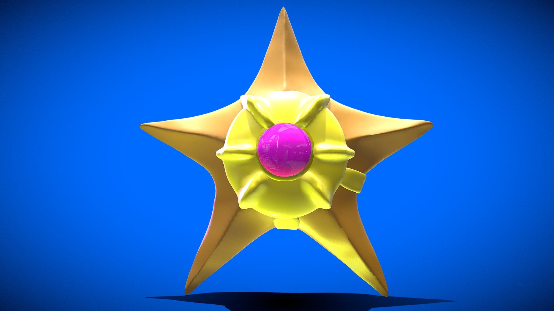 Staryu Pokemon 3D - Buy Royalty Free 3D model by Gabriel Diego ...