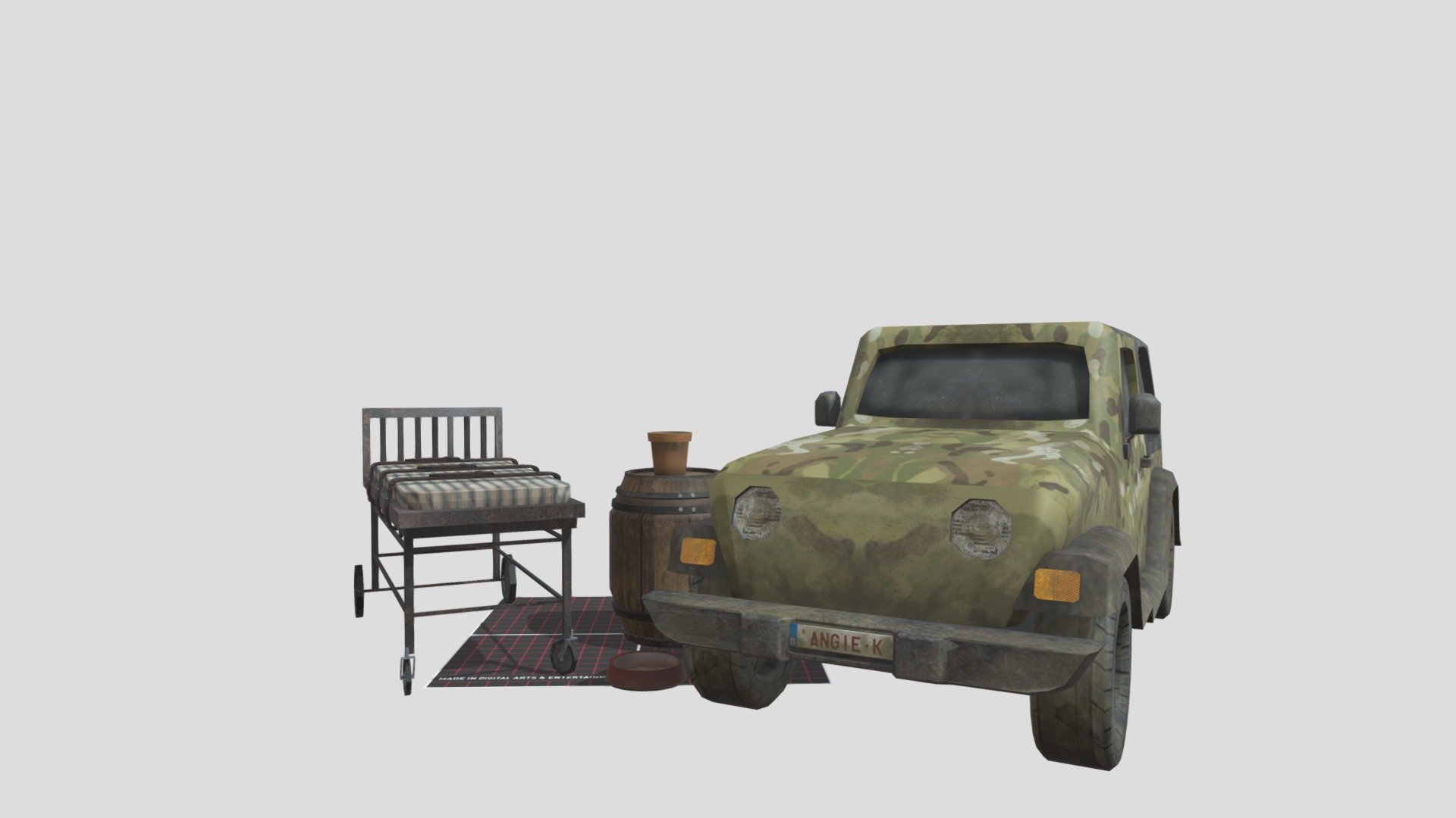 DAE 5 Finished props - Forest Loner - 3D model by Angie Krauss ...