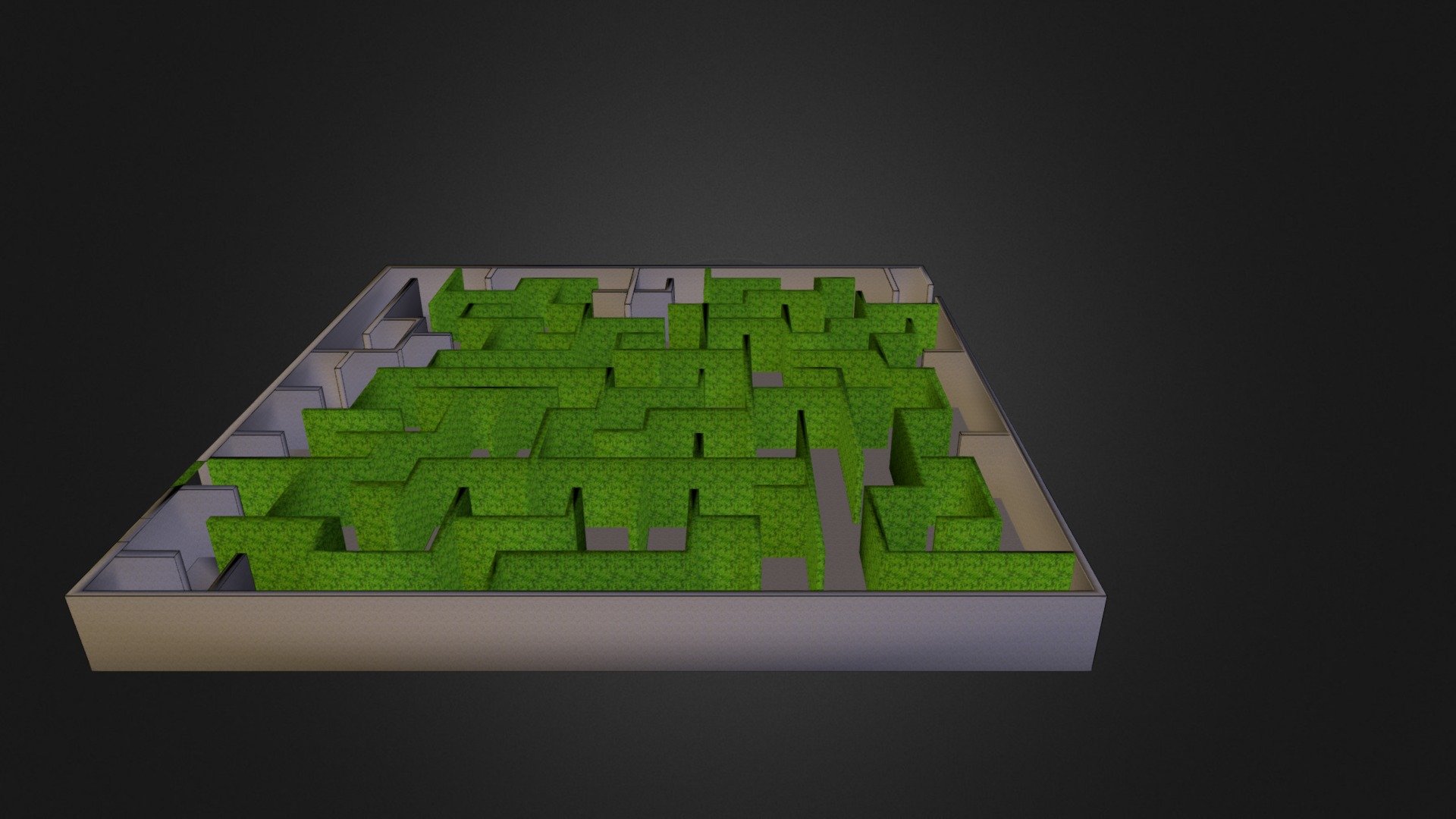 Maze - 3D model by cakomacedo [d8806ab] - Sketchfab