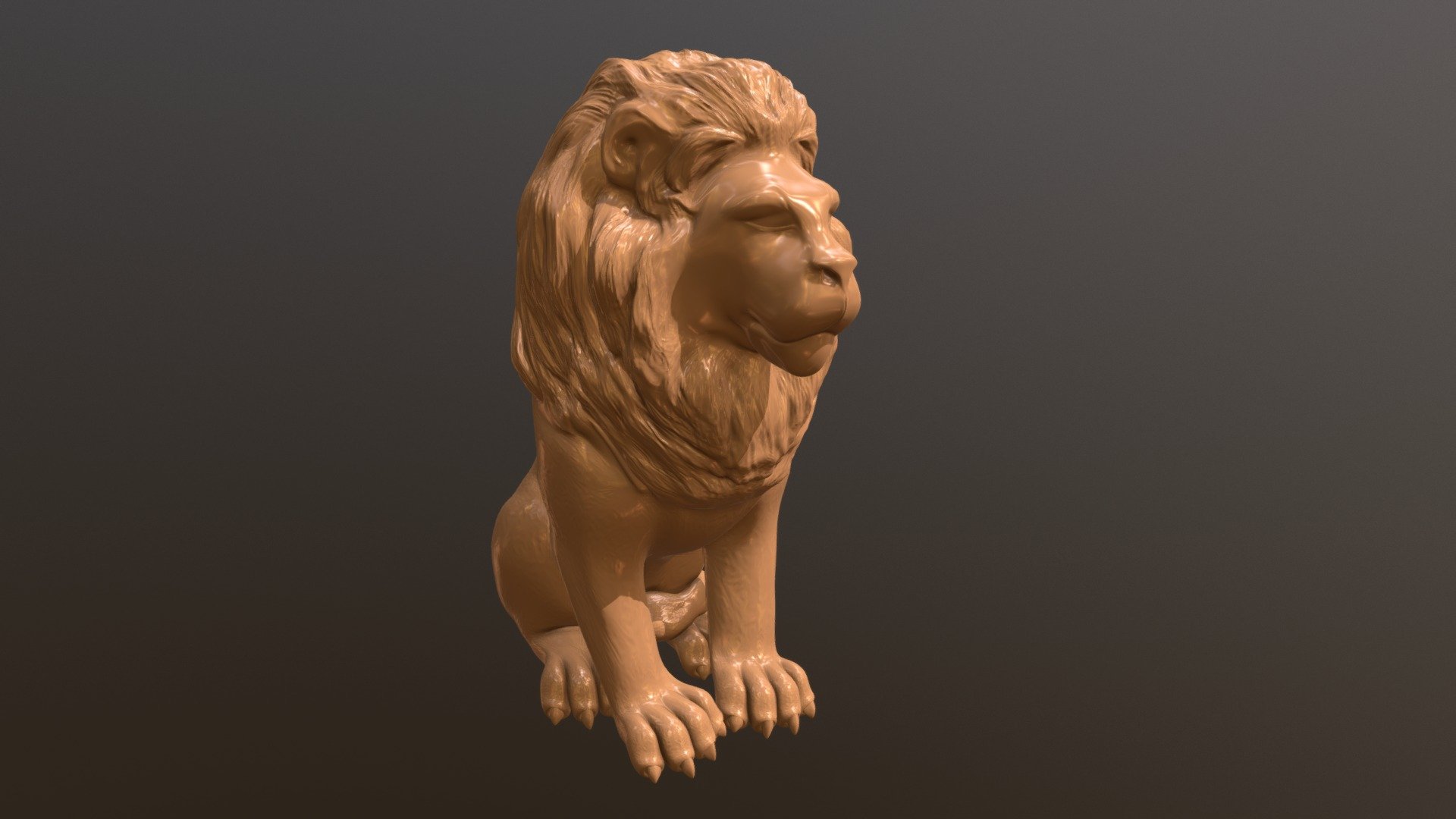 Lion Statue - 3D model by nomercy.rms [d88146d] - Sketchfab