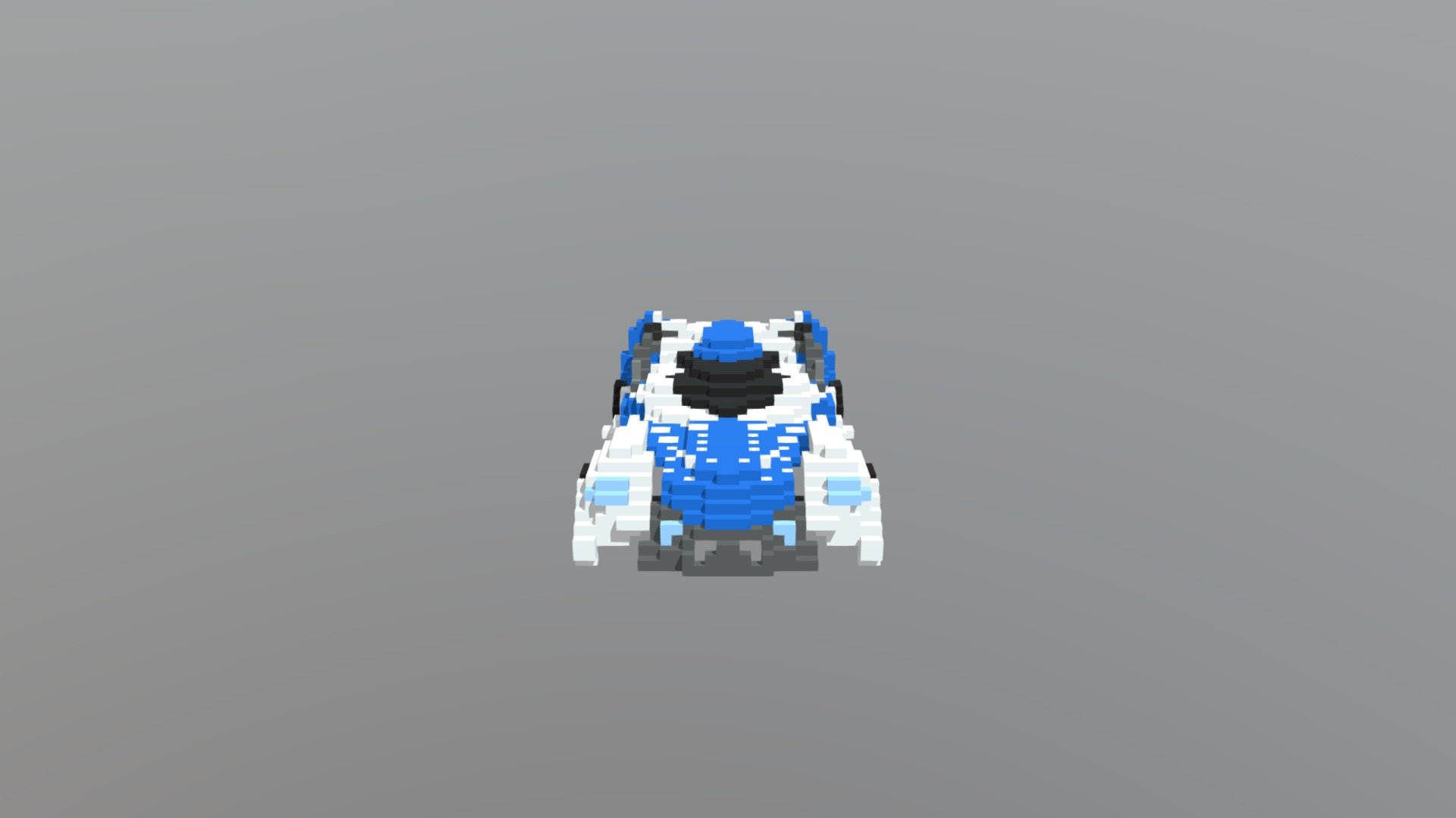X Devil Voxel Art - 3D model by PierceKlugs [d88178c] - Sketchfab