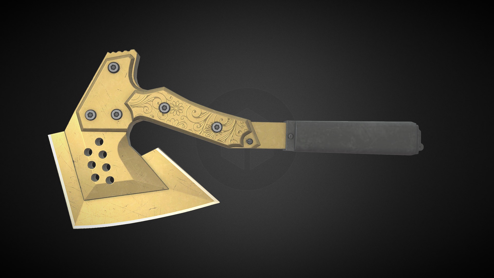 CrossFire_Web's BC AXE GOLD - 3D model by alx_flameniro [d881ba9 ...