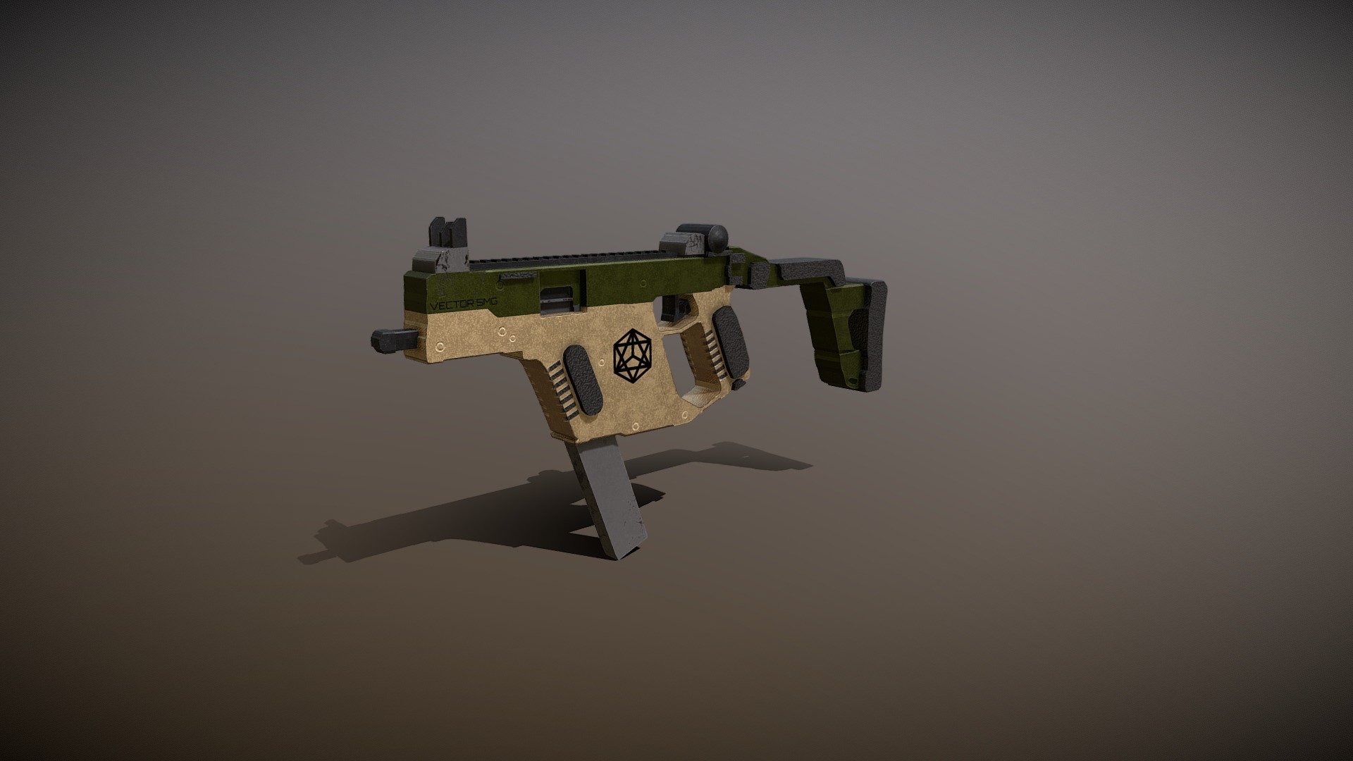 SubMachine Gun Vector - Download Free 3D model by LeeMoorhead [d8833d0 ...
