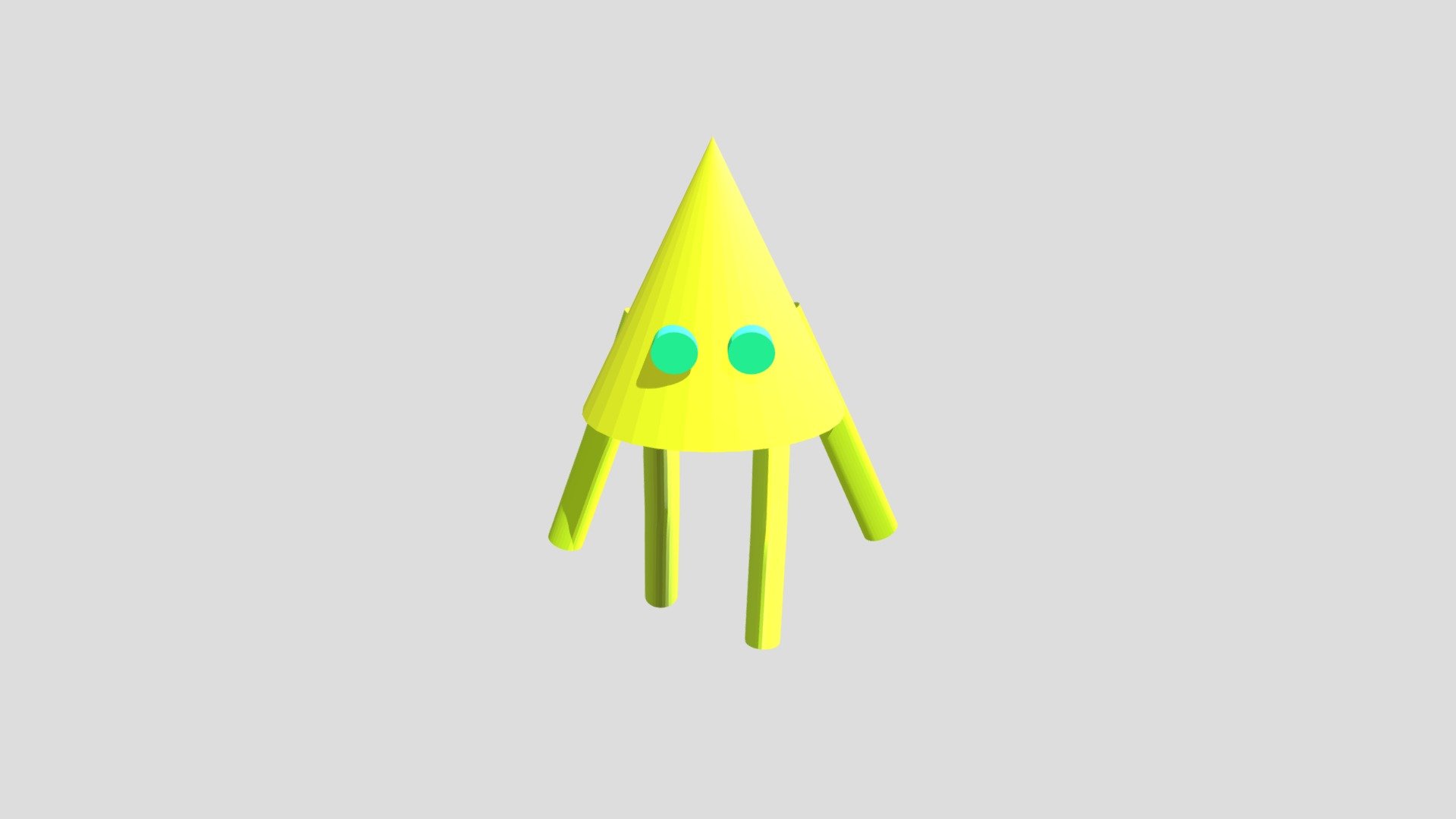 Mr Cone (TESTE) - Download Free 3D model by 3DX7 (@Armitix) [d8842bd ...
