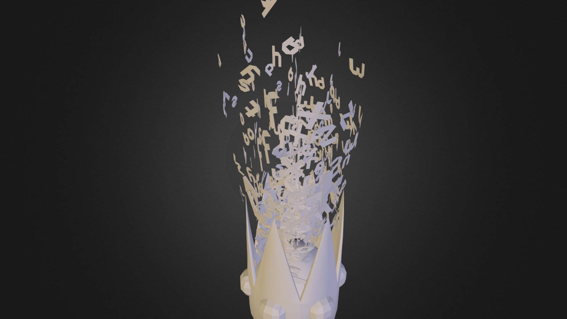 exploding crown.dae - 3D model by naminaeko [d887df9] - Sketchfab