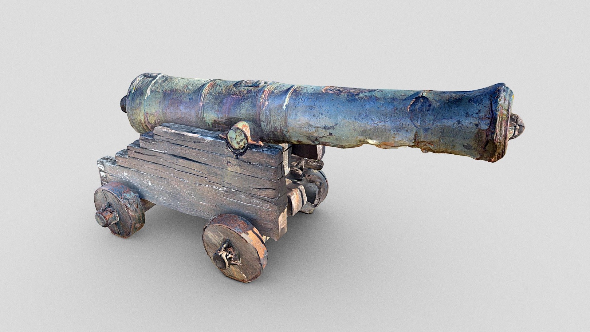 Old English canon (HMS Maidstone) - Download Free 3D model by Emm ...
