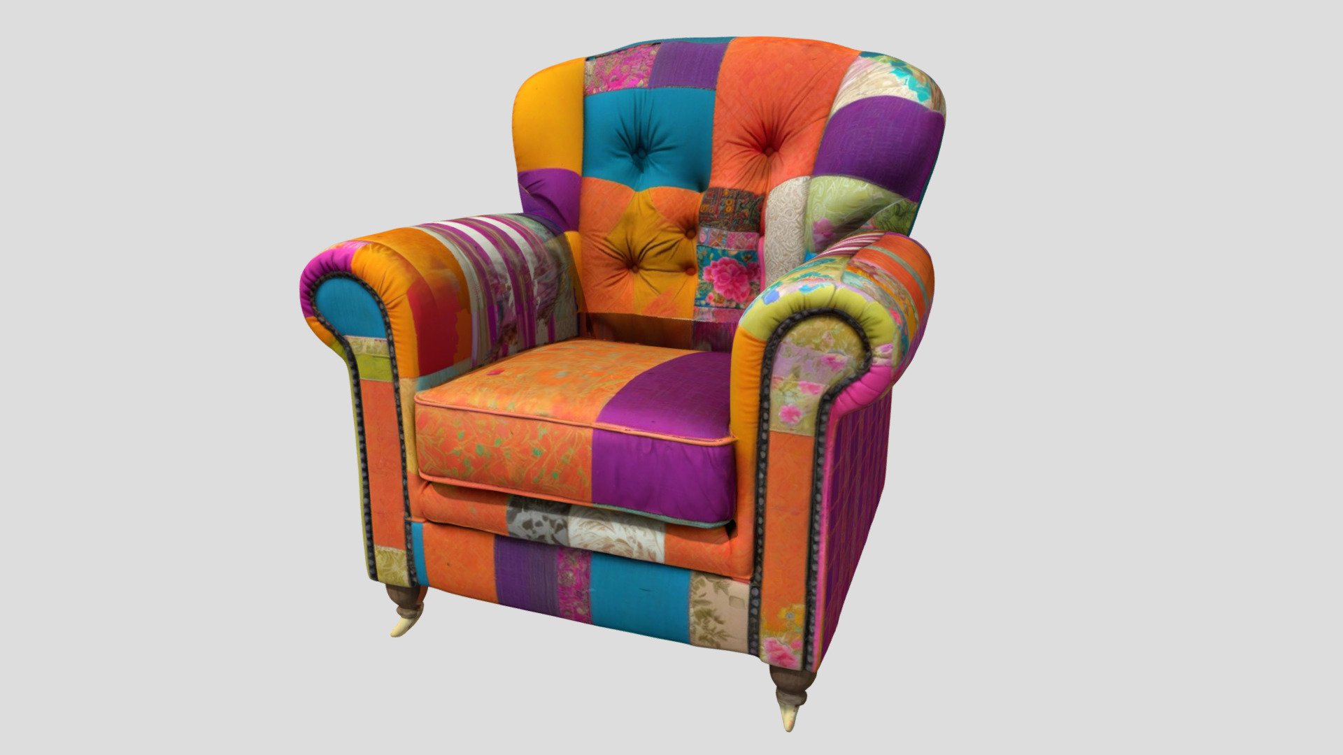 Bloomchair - armchair - Download Free 3D model by Brian Trepanier (@CMBC) [d888088] - Sketchfab