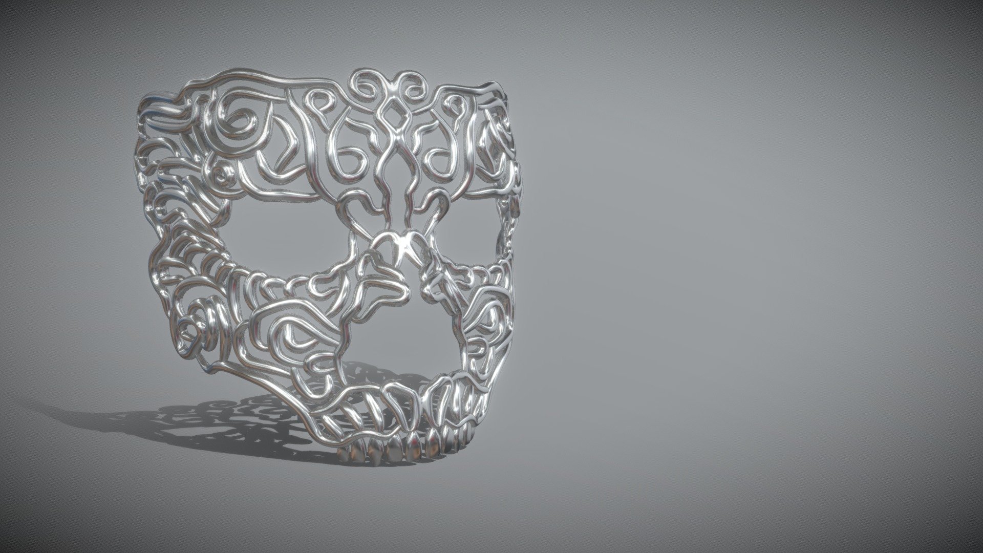 Skull mask - 3D model by Torch_Newman [d888fea] - Sketchfab
