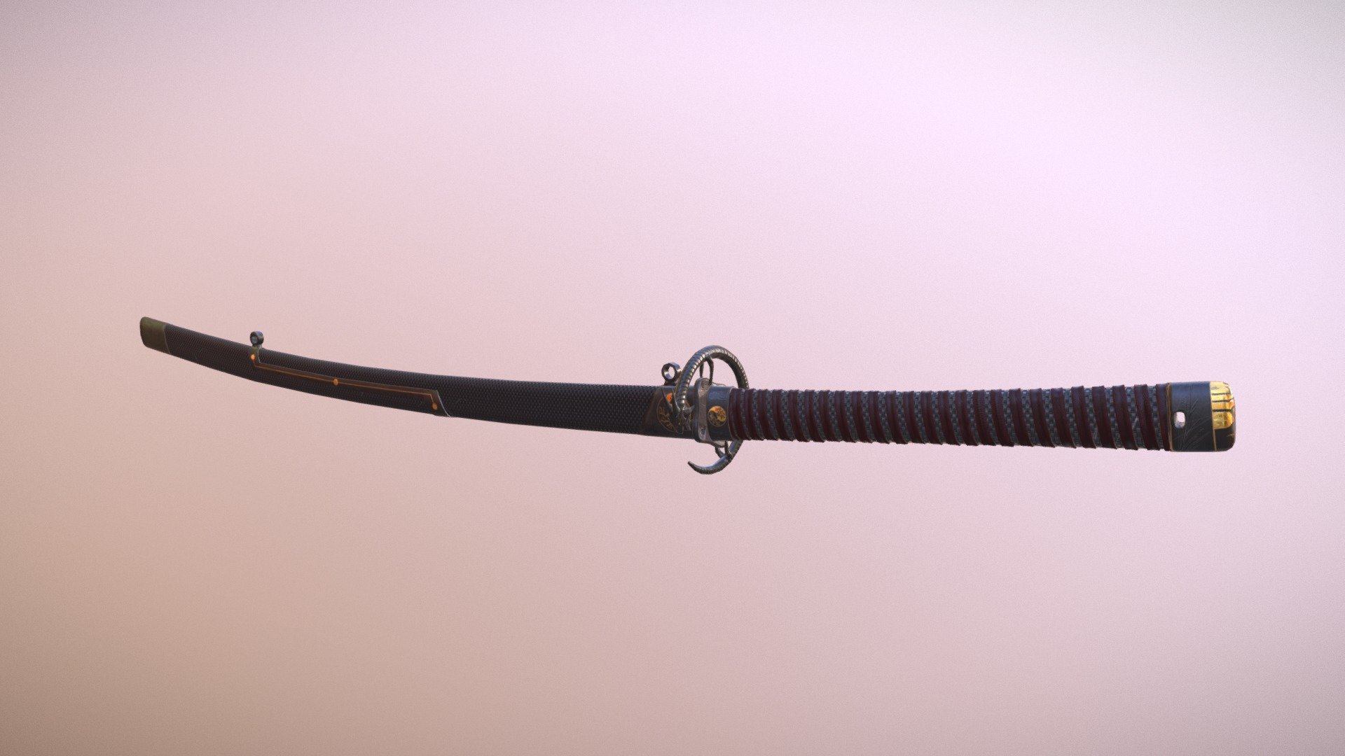 Katana - 3D model by kurosaki82 [d88952d] - Sketchfab