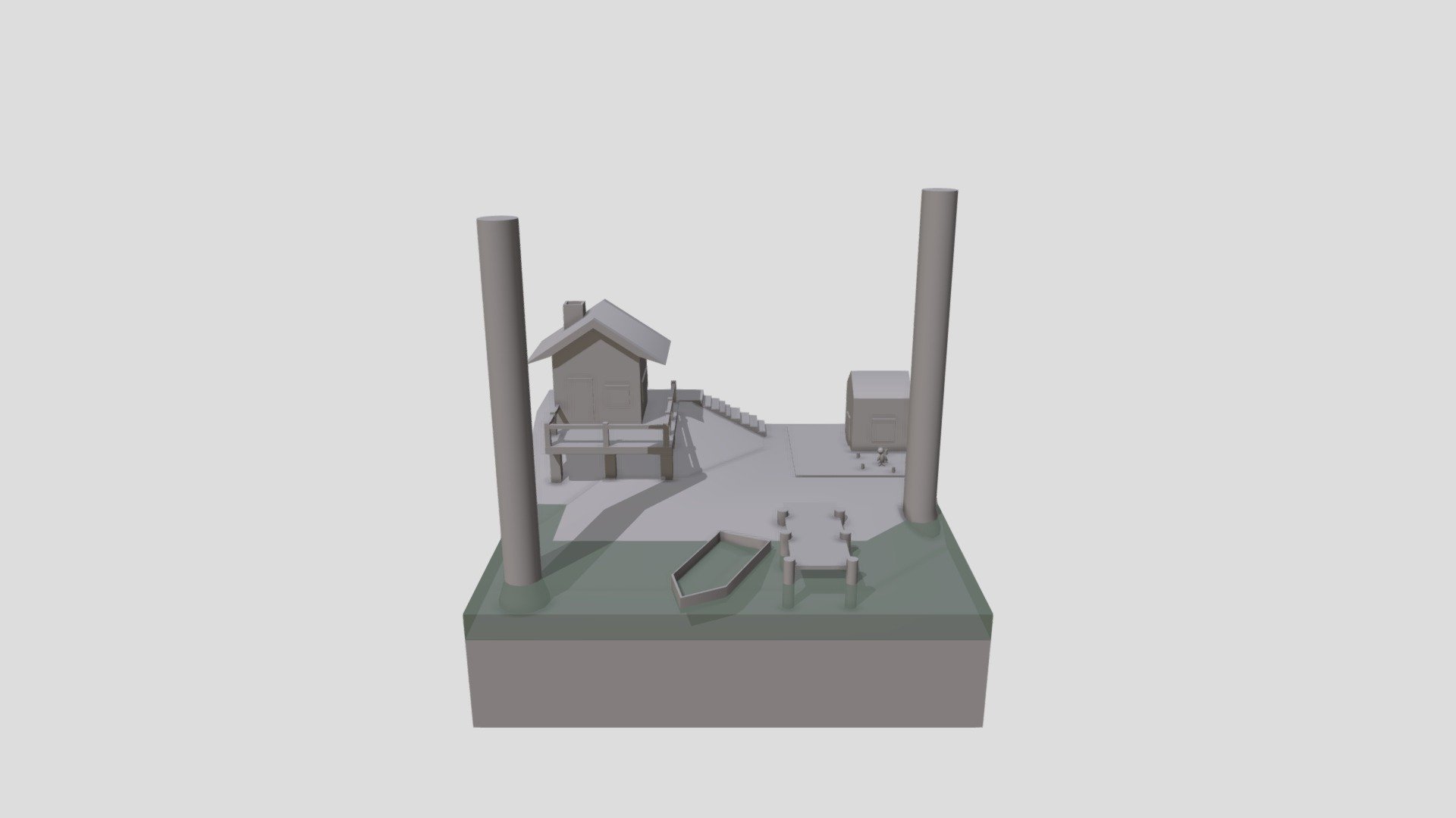 Blockout - 3D model by RenzoDP [d8898cc] - Sketchfab