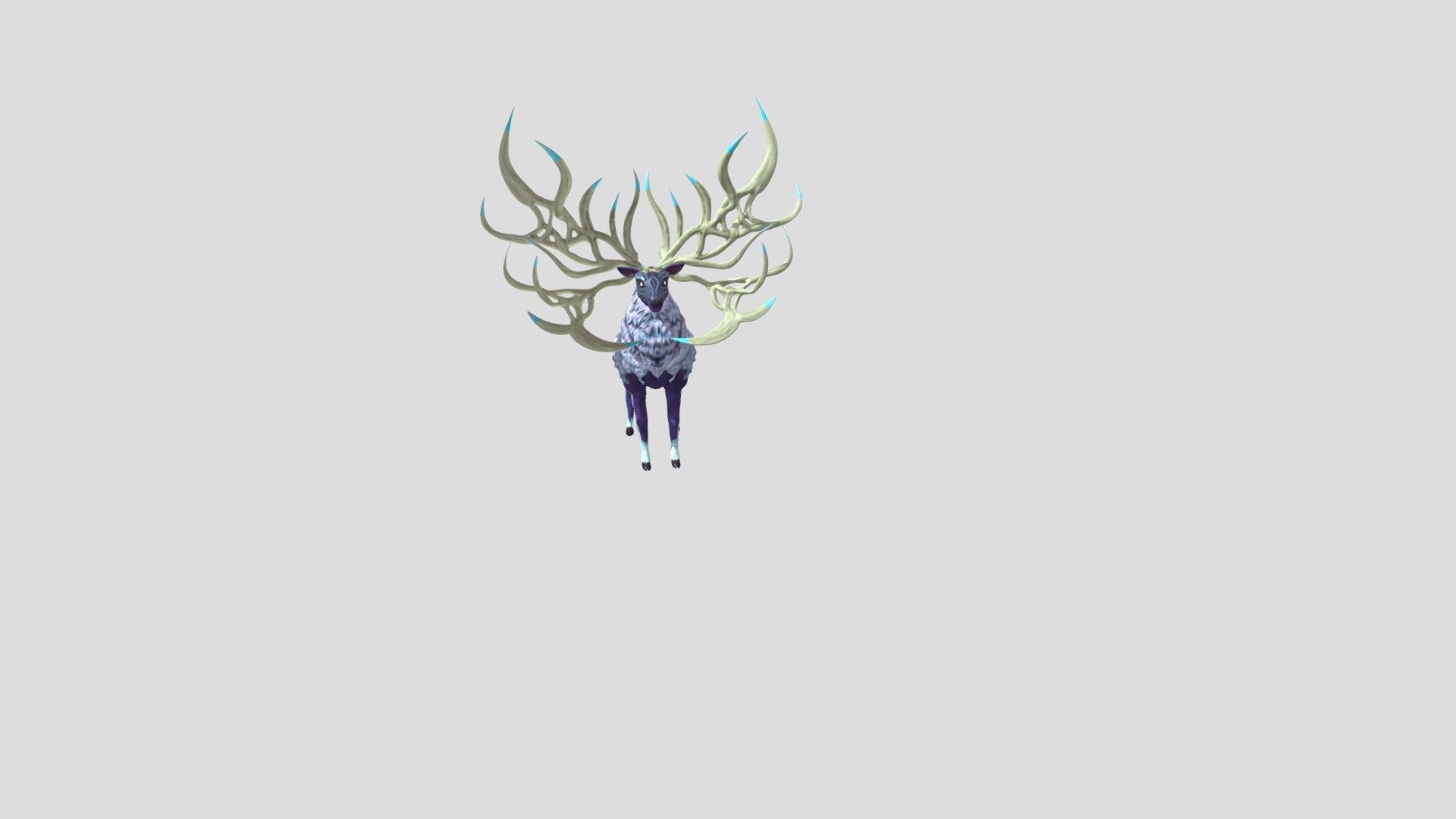 Mythical stag - 3D model by Sirdigz [d88a968] - Sketchfab