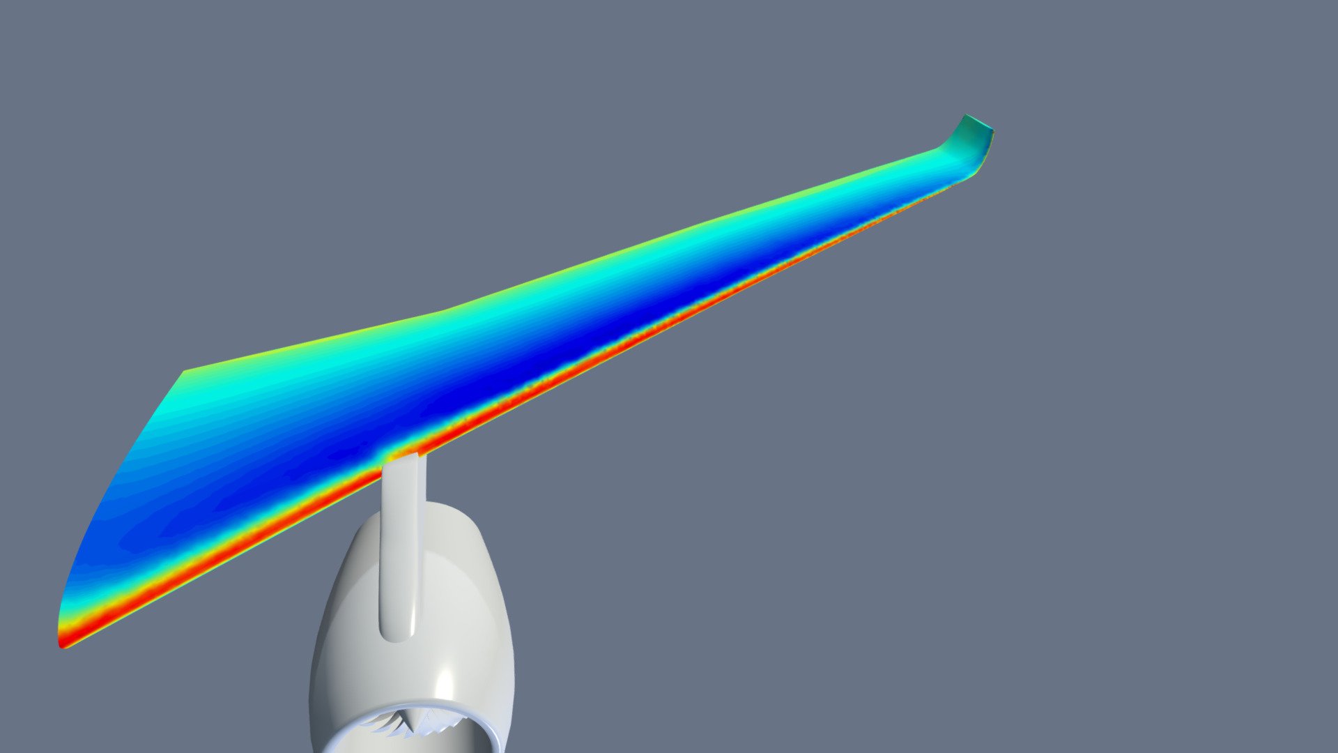 Pressure around an aircraft wing - 3D model by famousandfaded [d88cbc1 ...