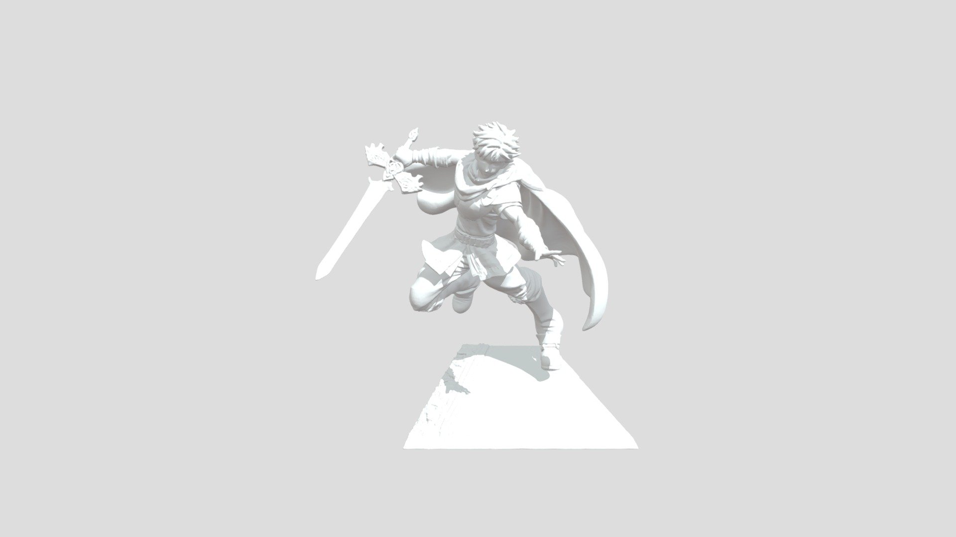 Roy_Fire_Emblem - 3D model by hackysmack [d88d41b] - Sketchfab