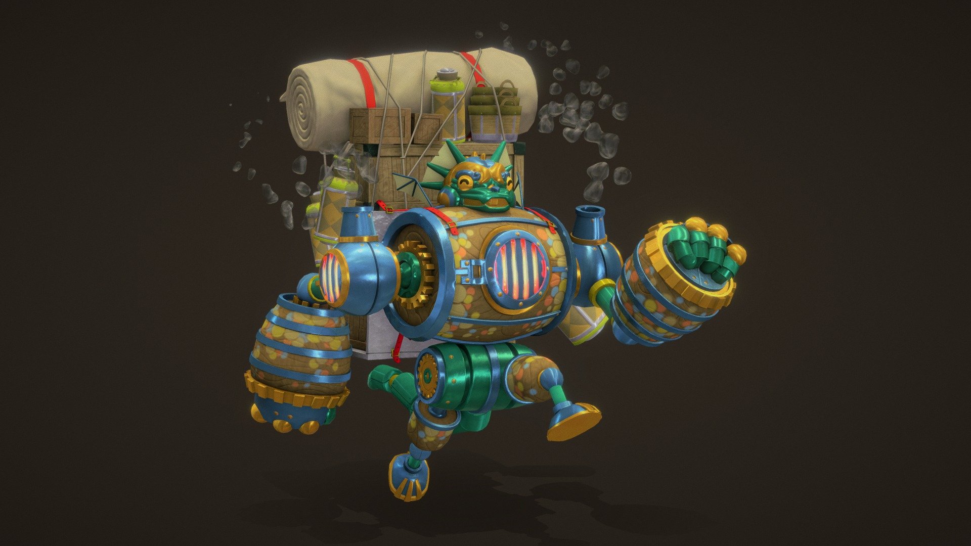 Dragon Robot - Dragon's Rise Challenge - 3D model by Paralaxas ...
