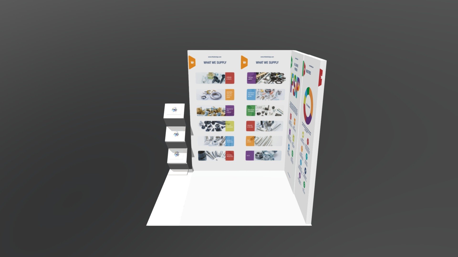 EMCON Stand Layout - 3D model by victoriachappell [d88ef78] - Sketchfab