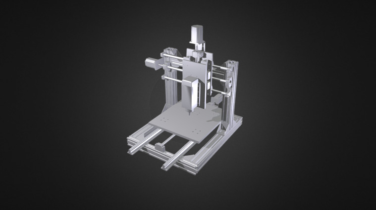 small CNC milling and engraving machine - 3D model by Jakub (@tytus ...