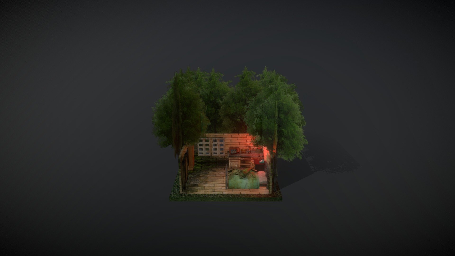 Wild room. - 3D model by pasuarez96 [d891b14] - Sketchfab