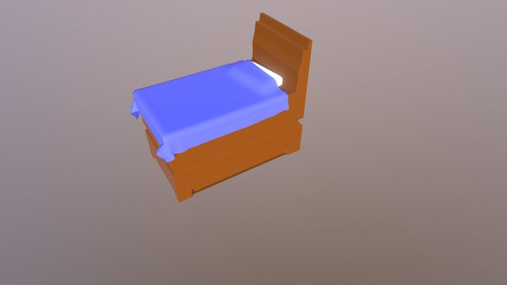 Low-poly-bed 3D models - Sketchfab