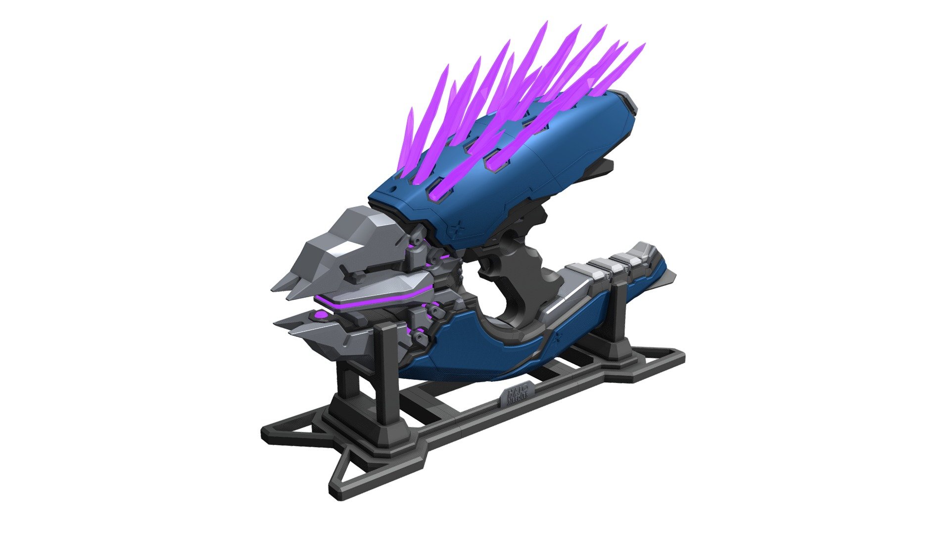 Needler - Halo - Printable 3d model - Buy Royalty Free 3D model by ...