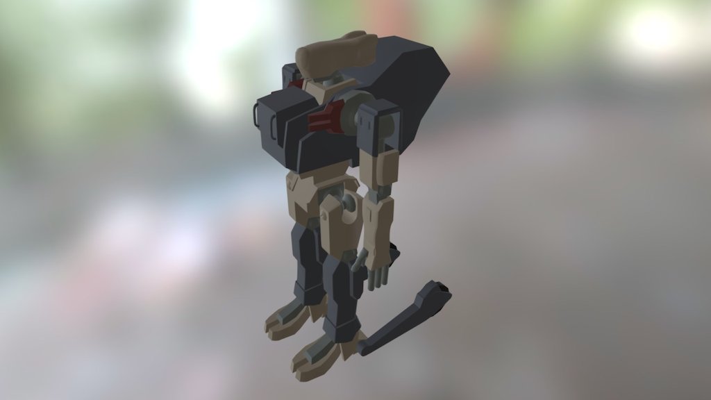 Simple Code Geass Mech - 3D model by ProwerPower [d895ebf] - Sketchfab