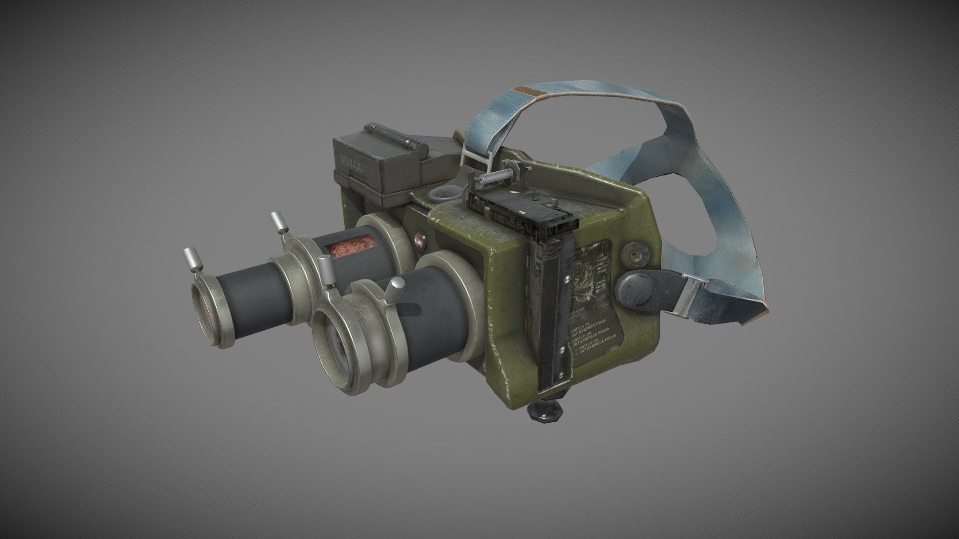 Vintage NV Goggles - Buy Royalty Free 3D model by Samuel Lee ...