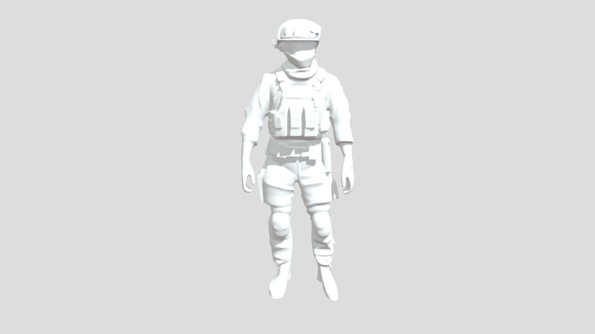 soldier 4k - Download Free 3D model by wiwekrajan [d897346] - Sketchfab