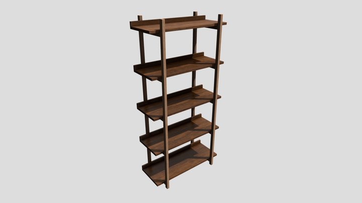 Bookshelf 3D models - Sketchfab