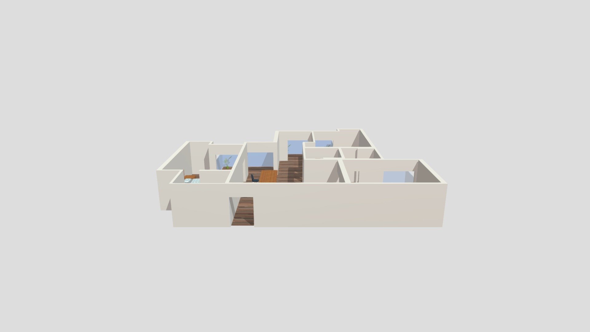 3bhk Sml Centre - Download Free 3D model by shubham00 [d89c1f1] - Sketchfab