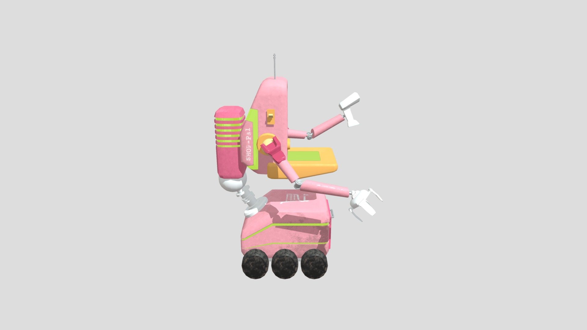 Aisle Isle Robot - 3D model by Skrimbus [d89db17] - Sketchfab