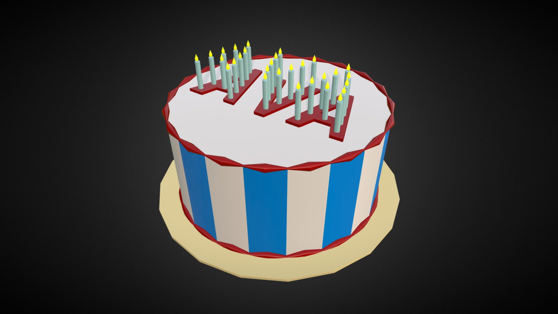 Cake - Download Free 3D model by varun_malhotra1 [d8a0fb1] - Sketchfab