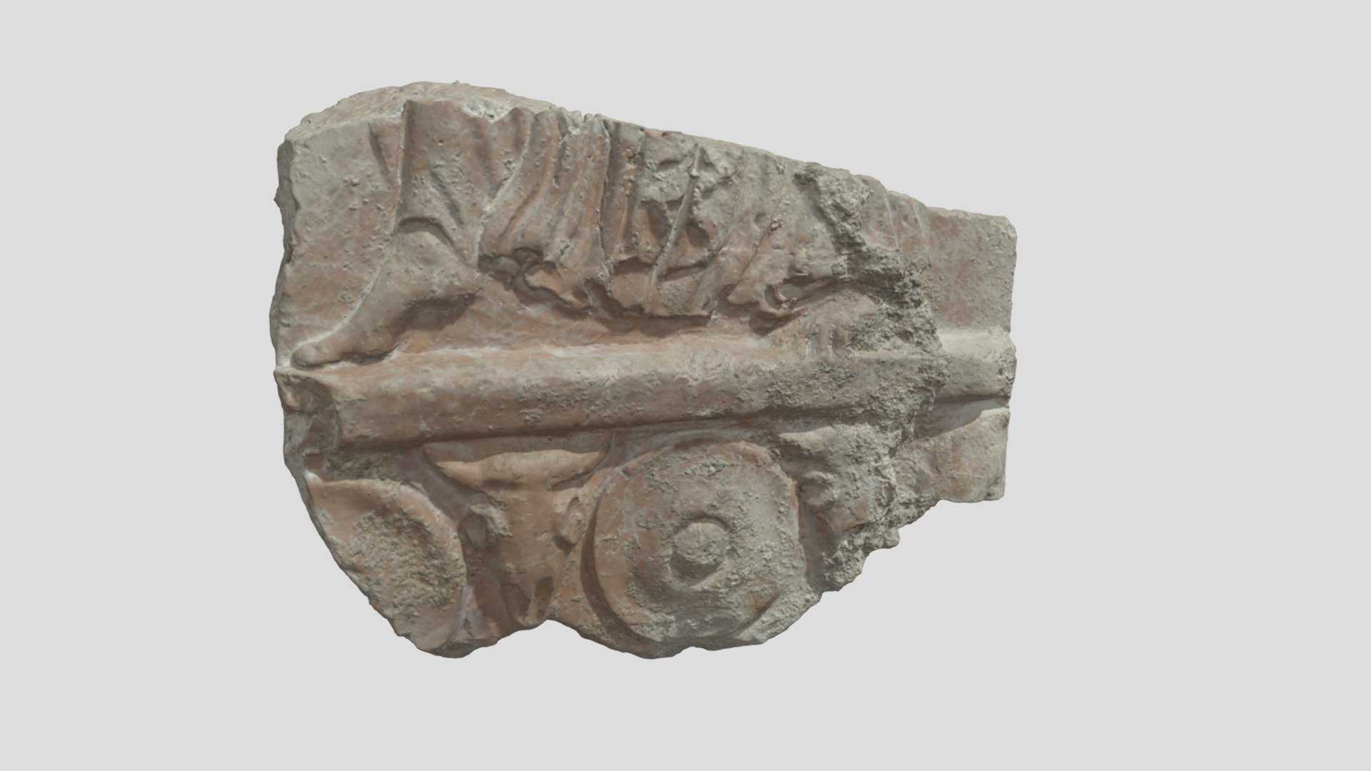 Campana Plaque W Bucrania - Cosa C15.098 - Download Free 3D model by ...