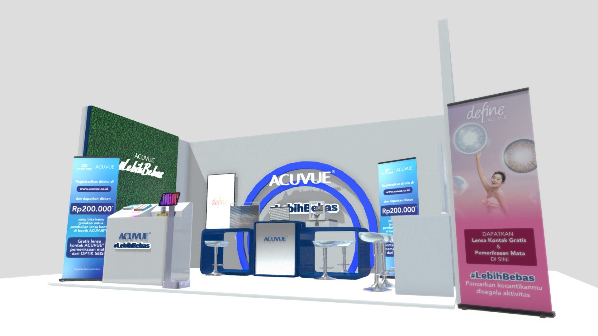 Booth Acuvue 5x3 - Layout 3 - Download Free 3D model by aliven ...